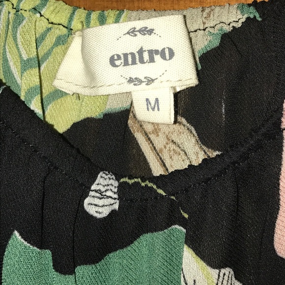 entro | Tops | Nwot Entro 34 Top Size M From Boutique | Poshmark